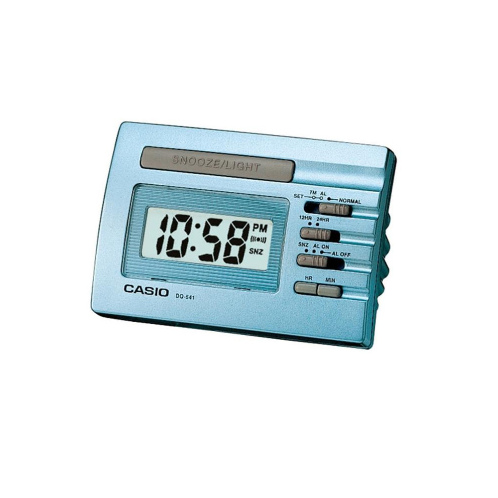 Casio (DQ-541D-2RDF) Blue Digital Table Alarm Clock | Shopee Philippines