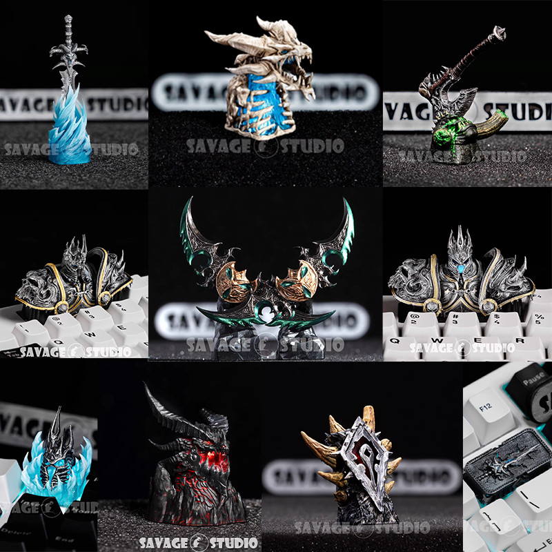Mechanical Keyboard Gaming Keycaps 3D Print Lich King Customize ...