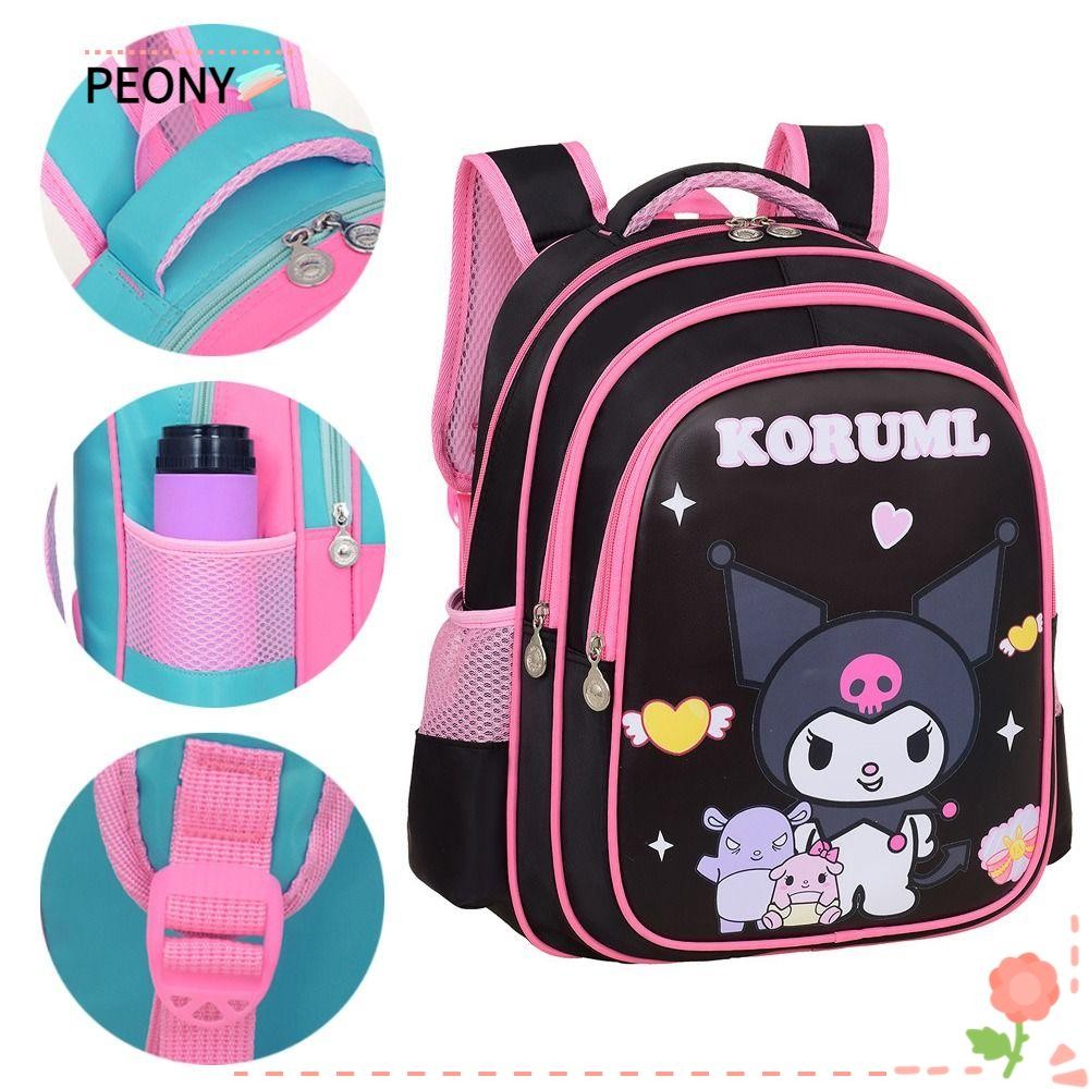 PEONY Children's School Backpack, Lightweight Large Capacity Sanrio ...