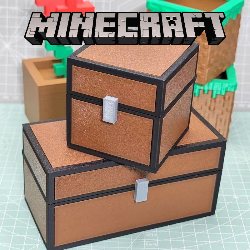 2025 A Minecraft Movie 3D Printing Toys Minecraft Chest Box Totem of ...