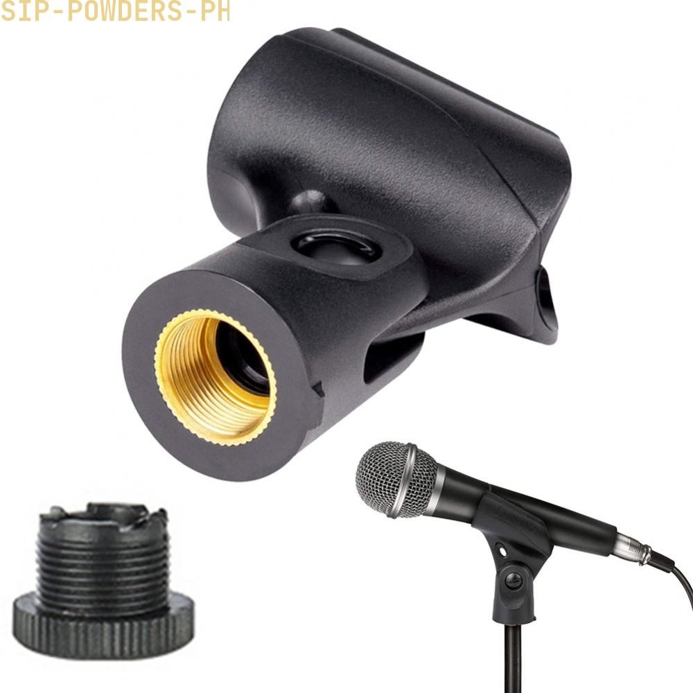 Microphone Clip Wire Mic With Adapter With Adapter Nut Holder Clamp Mic ...