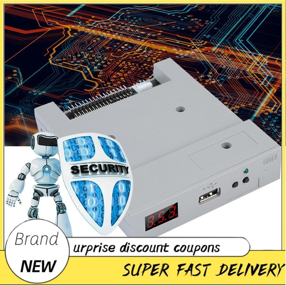 Freemarket External USB 3.5 1.44MB Flash Drive Floppy Disk Emulator 5V ...