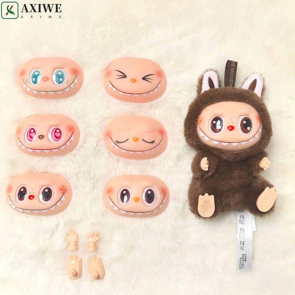AXIWE Labubu Face Mold, Vinyl Crafts Labubu Hands Feet Accessories ...