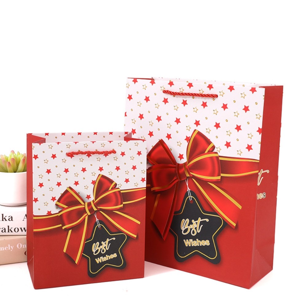 Gift bag large medium small gift packaging bags thickened kraft paper ...