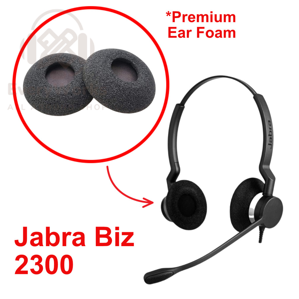 Jabra Biz 2300 Ear foams and Mic Foam Set Sponge Microphone foam Mic ...