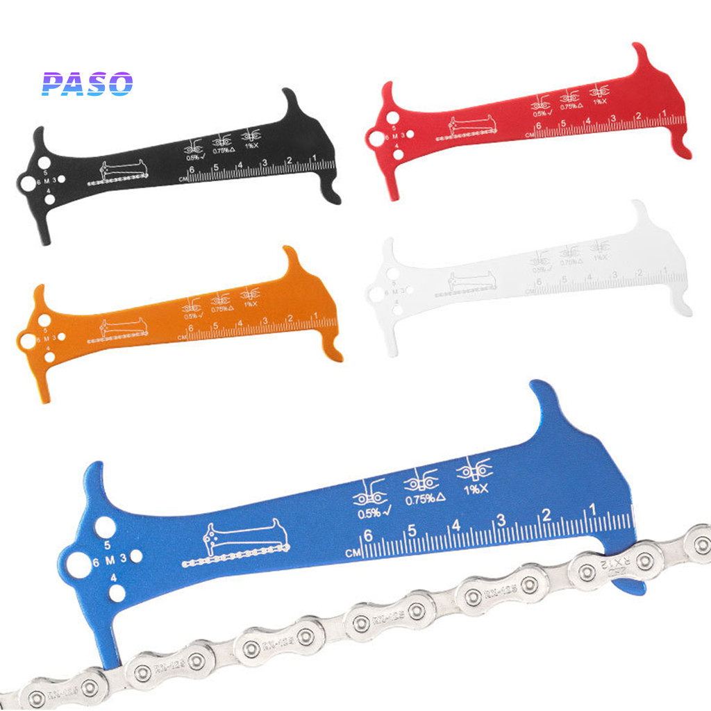 PSO-Bicycle Chain Checker Measurement Tool Heavy Duty Aluminum Alloy ...