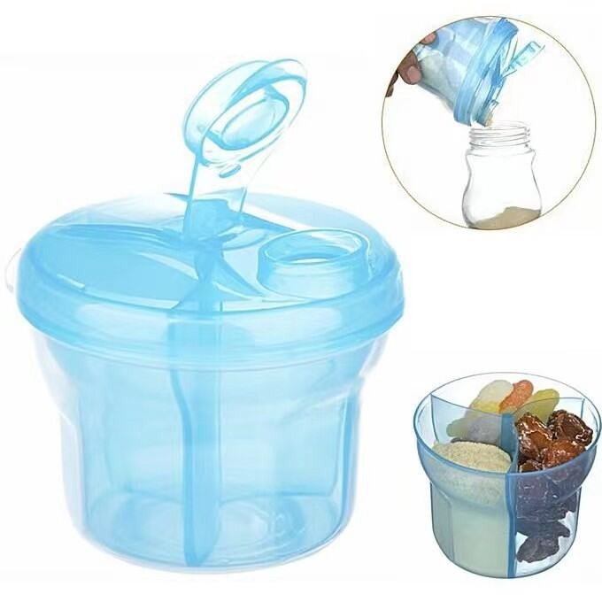3-Grids Rotating Milk Powder Dispenser Portable Baby Milk Powder ...