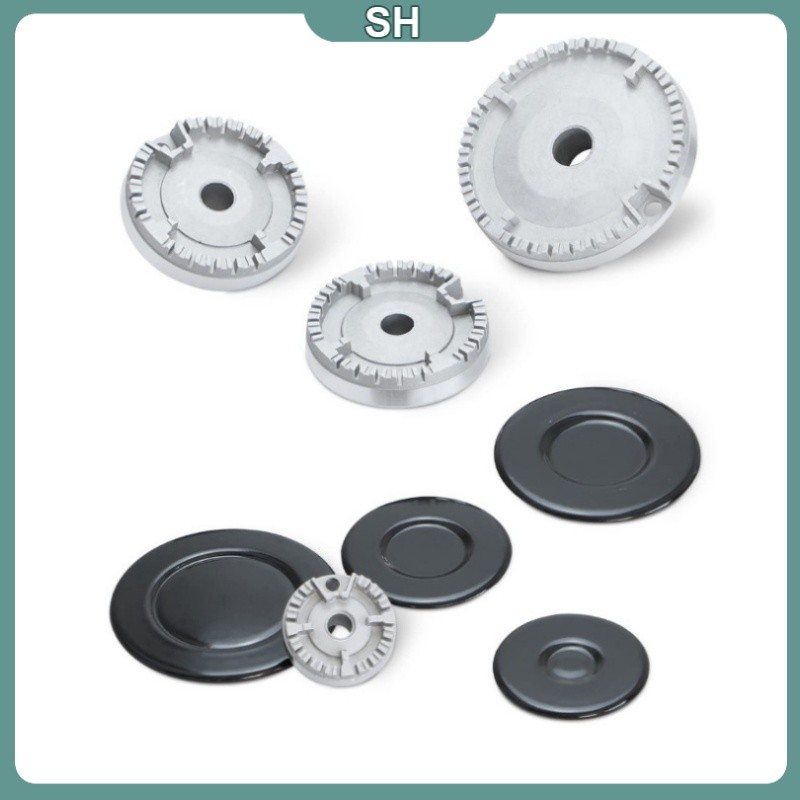 Universal Gas Hob Burner Cooker & Oven Hob Gas Burner Crown & Flame Cap ...