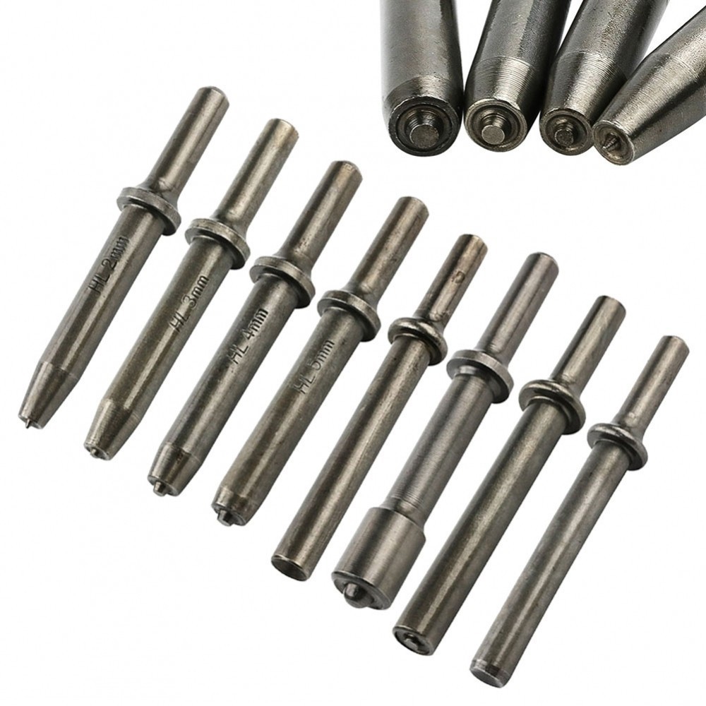 Versatile Pneumatic Hammer Impact Set for Solid and Half Hollow Rivets ...