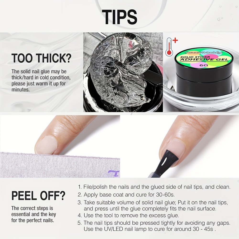 Easy to Use Super Sticky UV Glue Gel, Quick Drying And Strong Stick ...