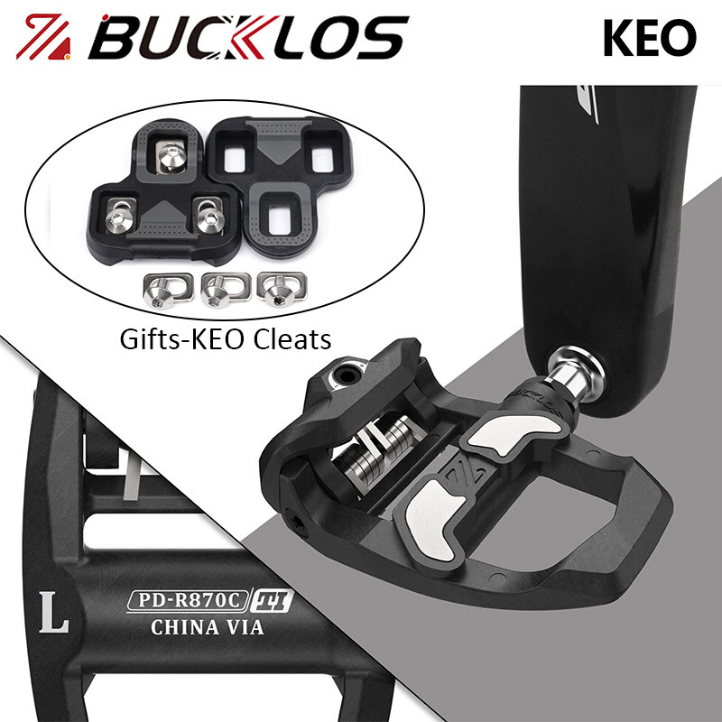 BUCKLOS R870 KEO Road Bike Cleats Pedal Lightweight Cleats Pedal Rb ...