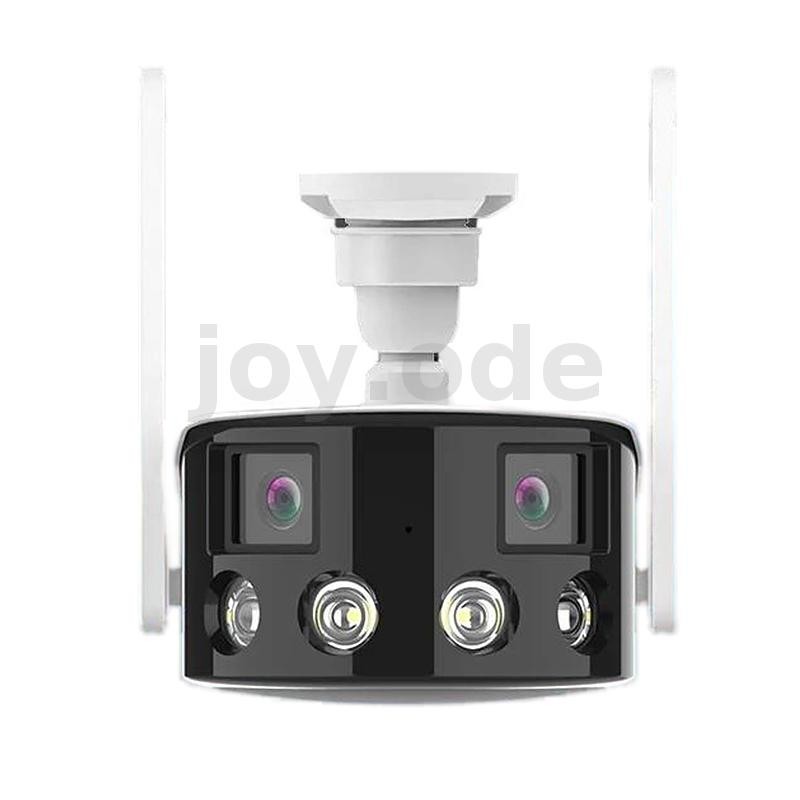 2K Dual Lens Panoramic WIFI Camera 180° Wide Viewing Angle AI Human ...