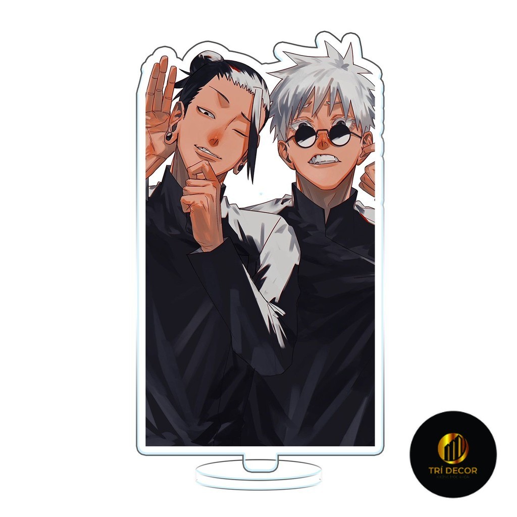Keychain, Standee Model Jujutsu Kaisen Character Satoru Gojo Geto ...