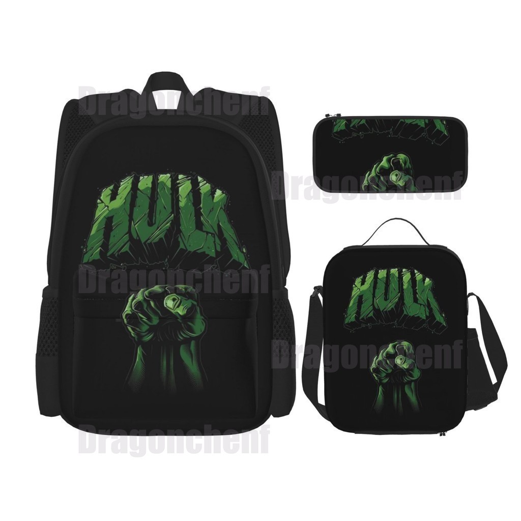 Hulk Backpack Kids School Bookbag Set for Teen Girls Elementary ...