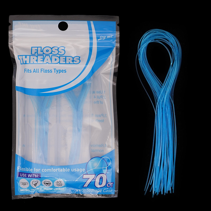 Dental Floss Threaders Tooth Floss Holder Between Orthodontic Braces ...