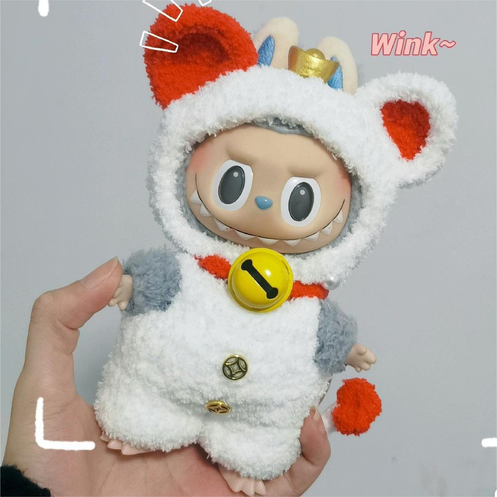 [only Clothes] Labubu V1 V2 Have A Seat Clothes Labubu Fortune Cat Suit ...