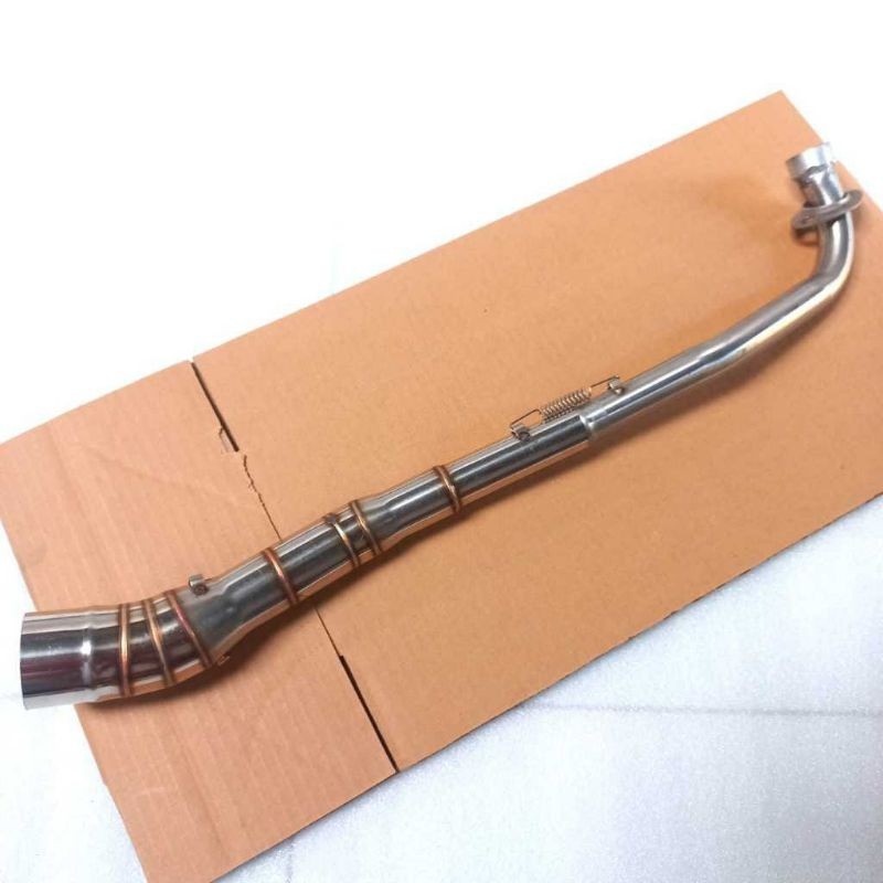 Stainless pipe Big elbow Xrm 110 125 Fury 125 Smash 115 Rs 125 Raider j ...