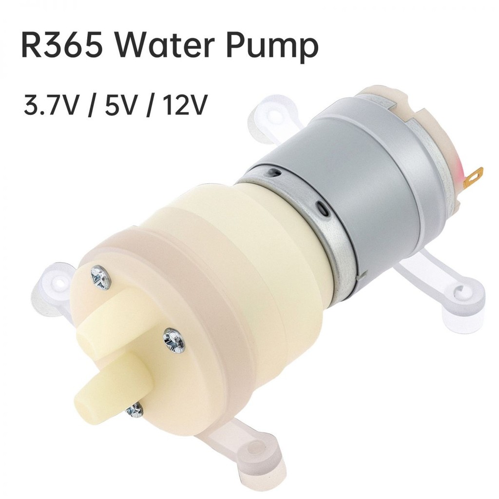 R365 Micro Water Pump Motor DC 3.7-12V 2.2L/Min Self Priming Pump ...