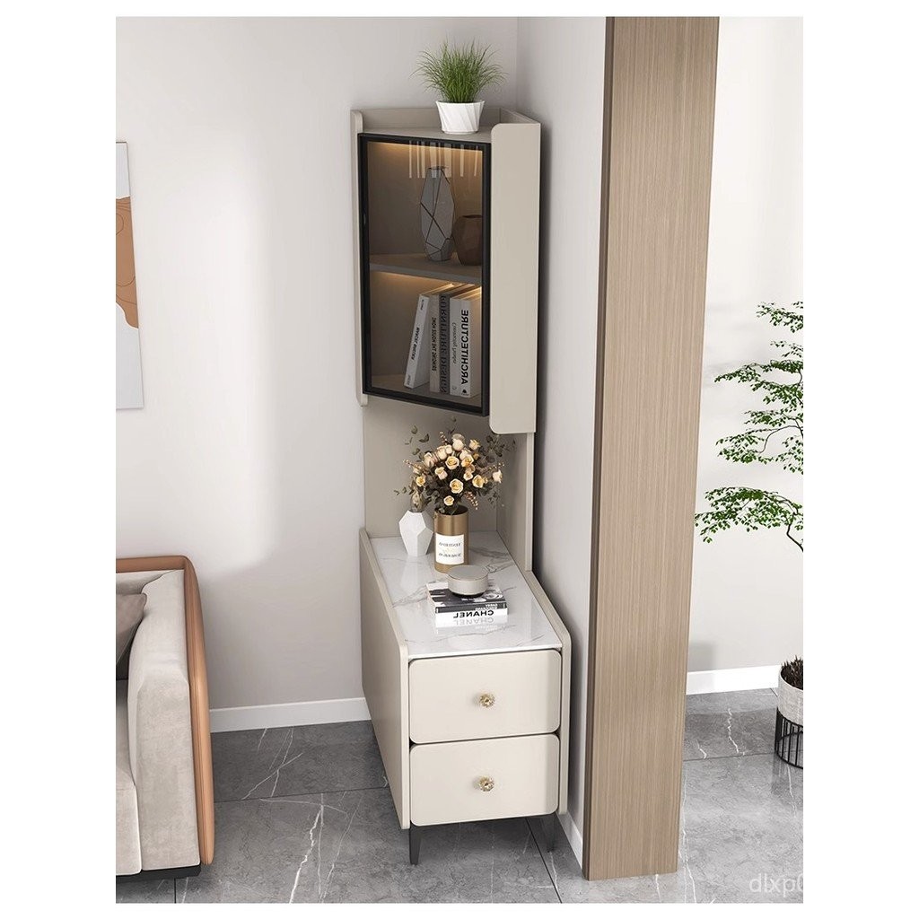 Sofa Degree Pump90♡Corner Cabinet Floor-standing Side Cabinet Simple ...