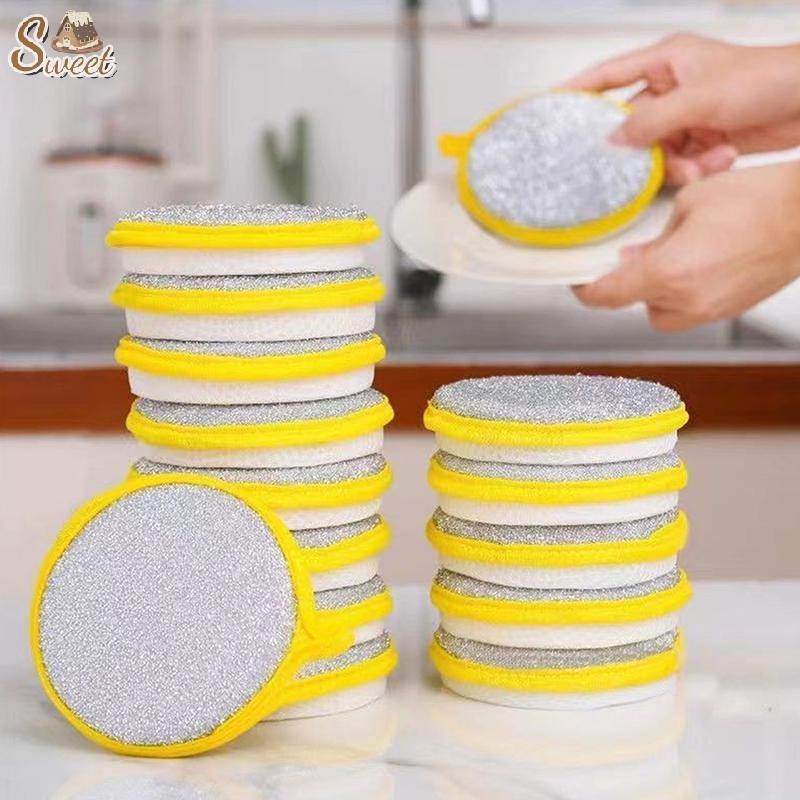 Sweethouse 1PCS Double Side Dish Washing Sponge Dish Washing Brush Pan ...