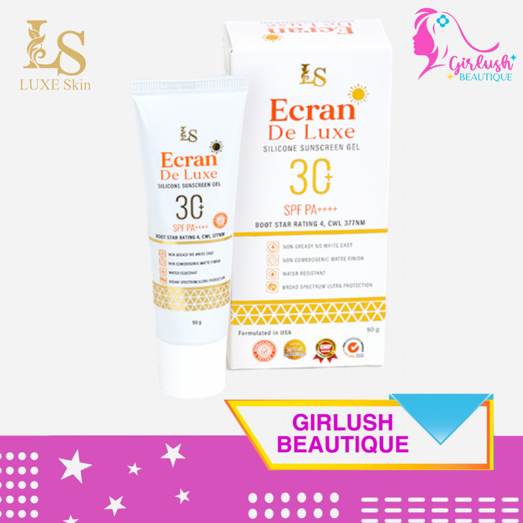 Luxe Skin Ecran De Luxe Sunscreen Gel 50g | Shopee Philippines