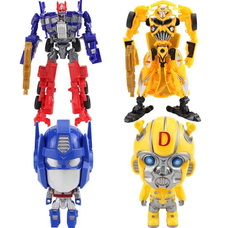 Q Version Optimus Prime Transformers Robot Cake Decoration Doll Prime ...