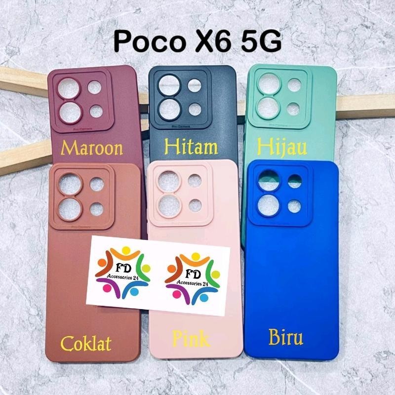 HP Macaron SoftCase for the Xiaomi Poco X6 5G Tpu Procamera cellphone ...