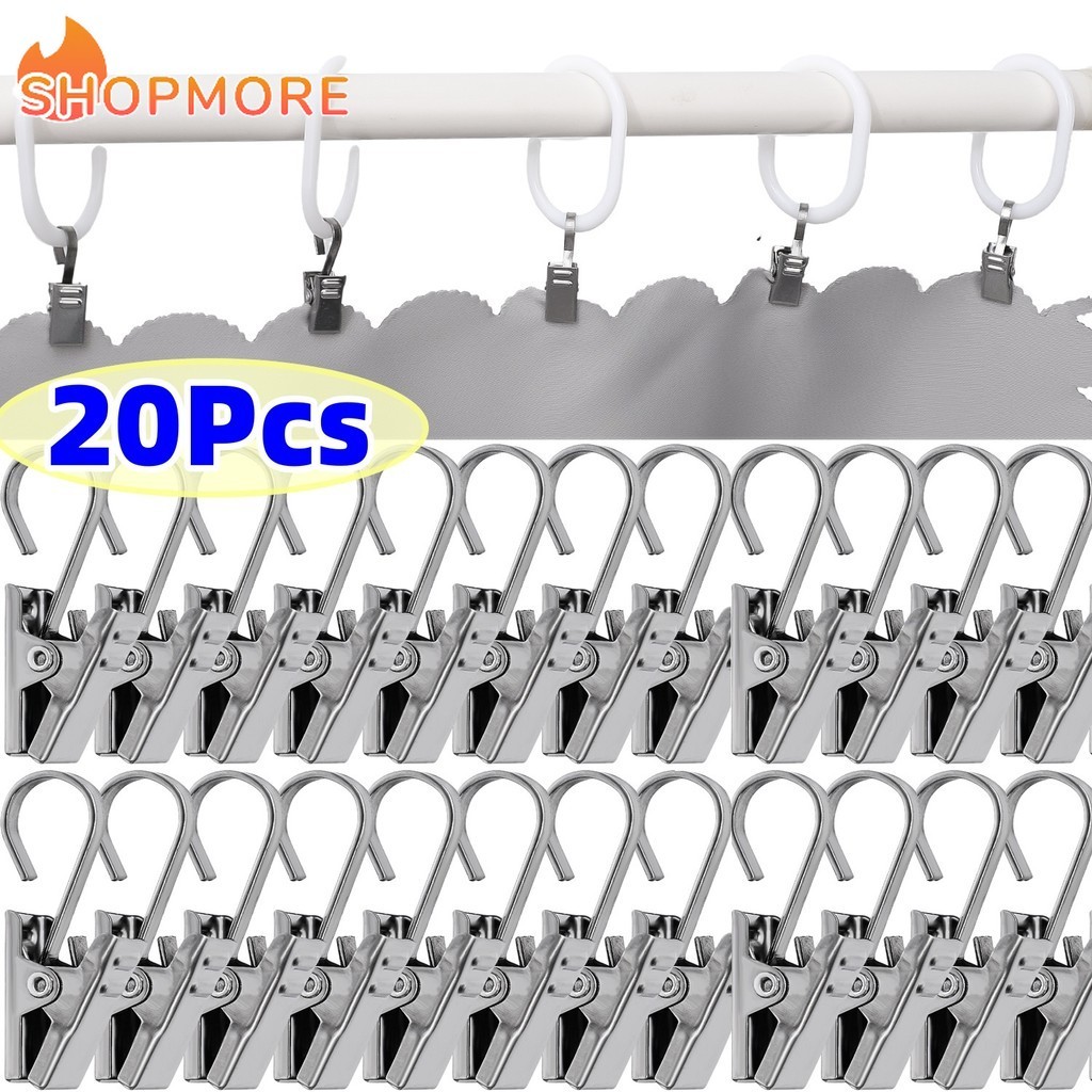 Convenient Practical Stainless Steel Wear-Resistant Window Curtain Clip ...