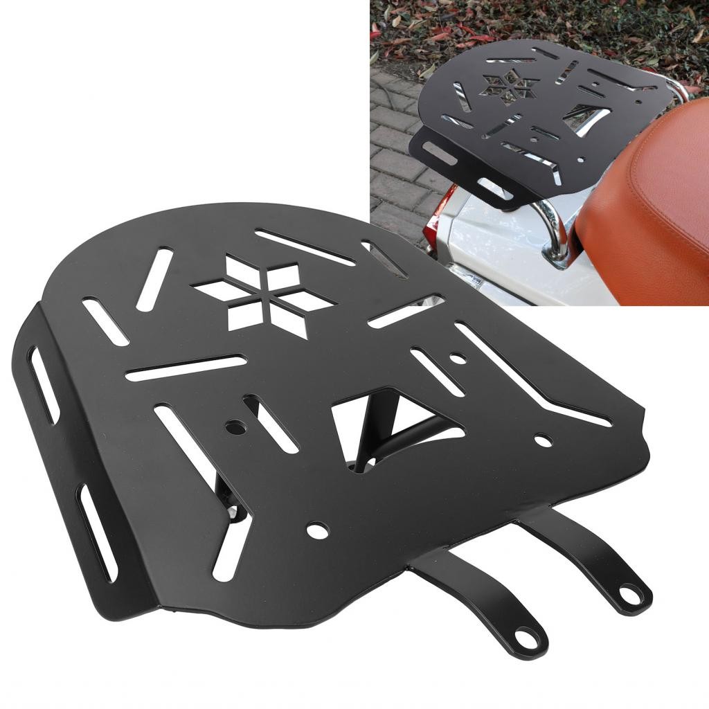 Ssrroo Rear Luggage Rack Motorcycle Storage Cargo Carrier Bracket ...