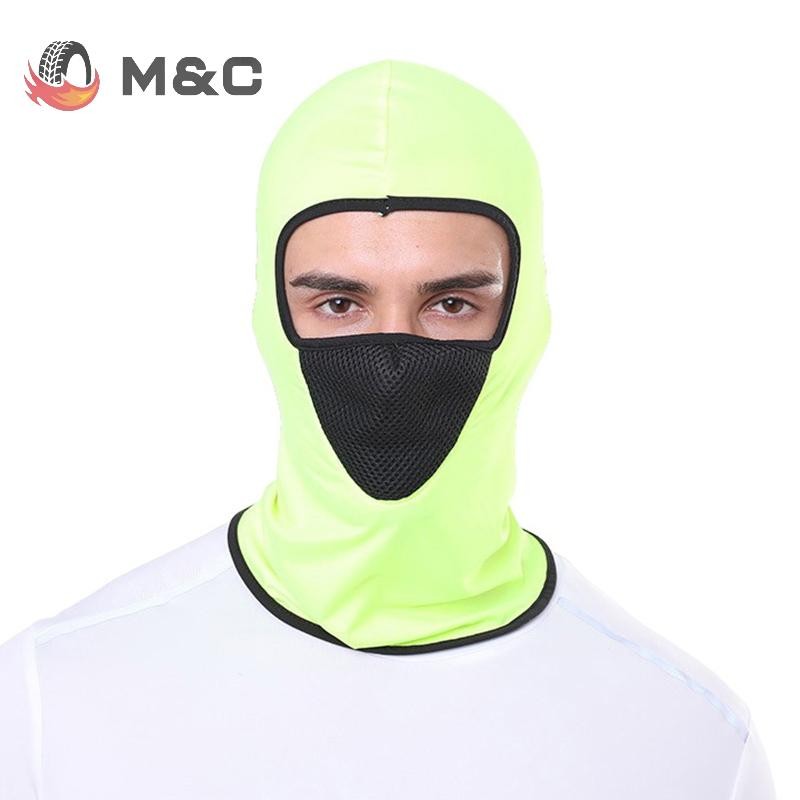 M&C Breathable Motorcycle Full Face Masks Cap Hat Motocross Motorbike ...