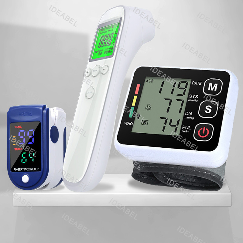 PR Heart Beat Rate Pulse Mete Tonometer Forehead Digital Thermometer ...