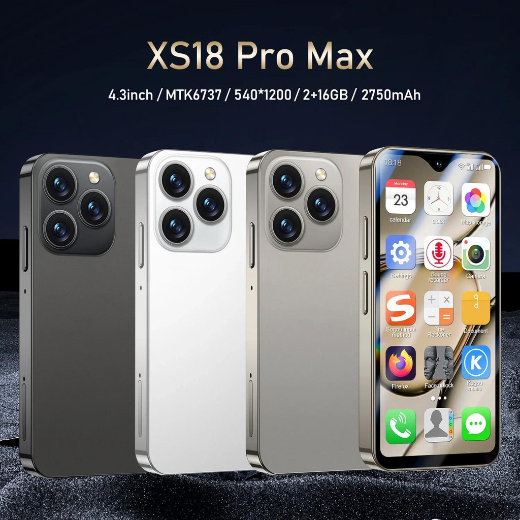 SOYES XS18 Pro Max Mini Smartphone 4.3Inch 2GB RAM+16GB ROM 4G Network ...