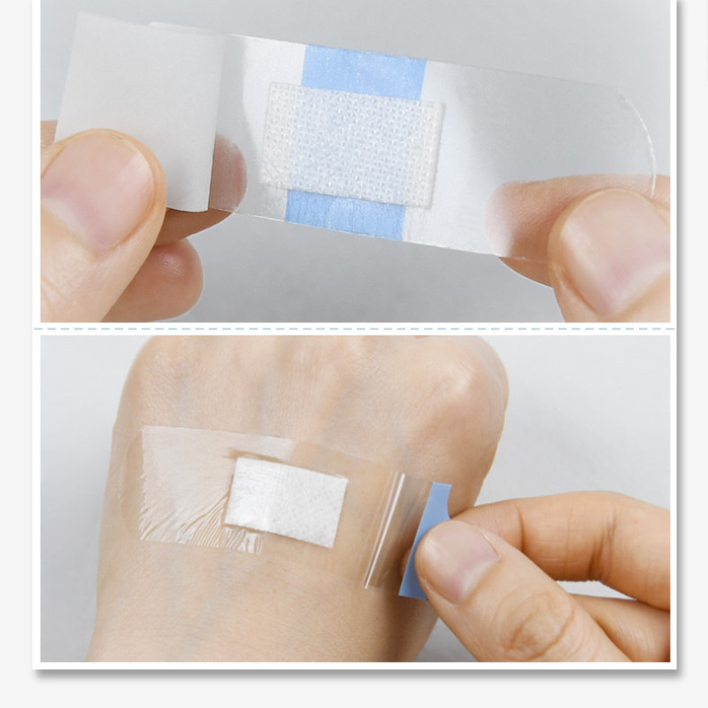 Transparent Wound Plaster 50/120 Pieces Flexible Waterproof Not Stuffy ...