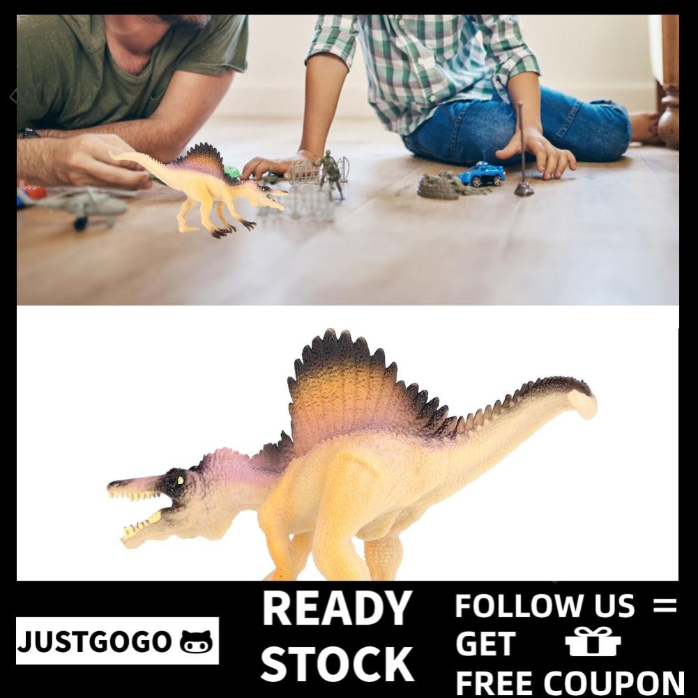 Justgogo Acrocanthosaurus Figure Toys Bright Color Early Educational ...