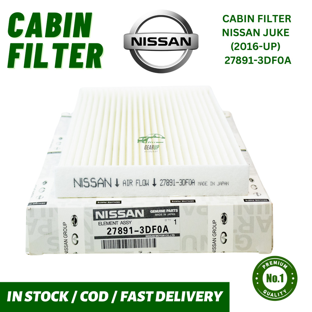 CABIN FILTER for NISSAN JUKE (2016-UP) (27891-3DF0A) /car parts stuff ...