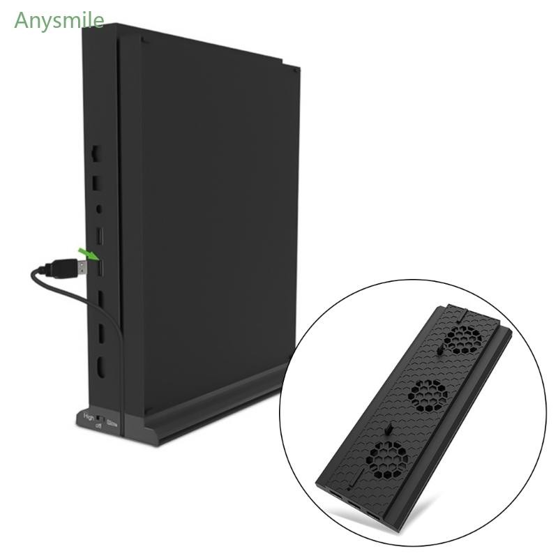 ANYS Black Gaming Console Vertical Stand With Build In Quiet Cooling ...