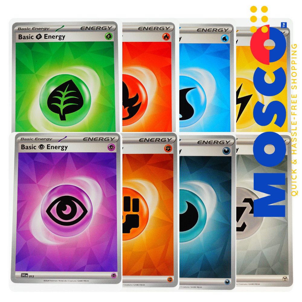 Basic Energy 5pcs - SVE 9-16 Trading Card Game | Pokemon TCG | Shopee ...