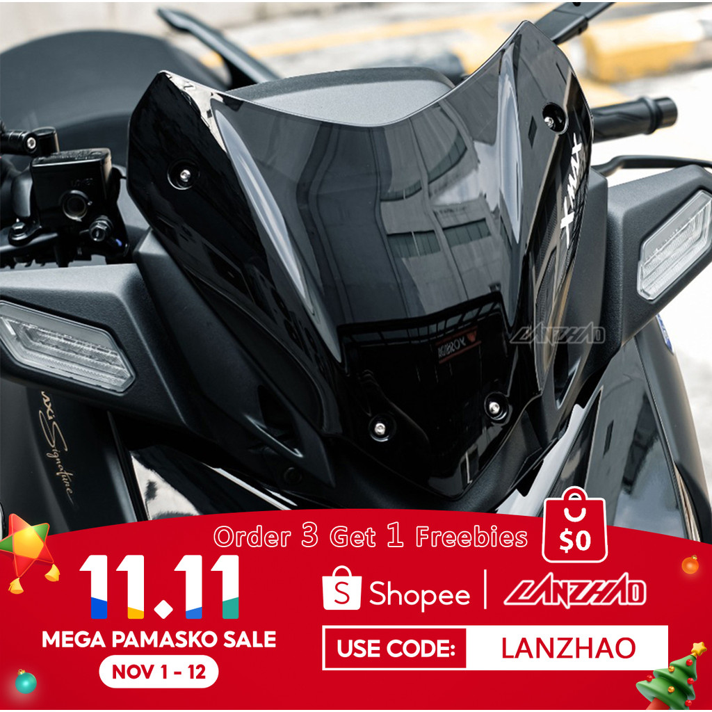 For YAMAHA XMAX 300 v2 2023-2024 Sports Visor Windshield Windscreen ...