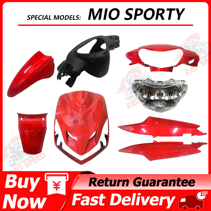 YAMAHA MIO SPORTY RED FULL BODY FAIRING FULL SET OF MOTORCYCLE ...