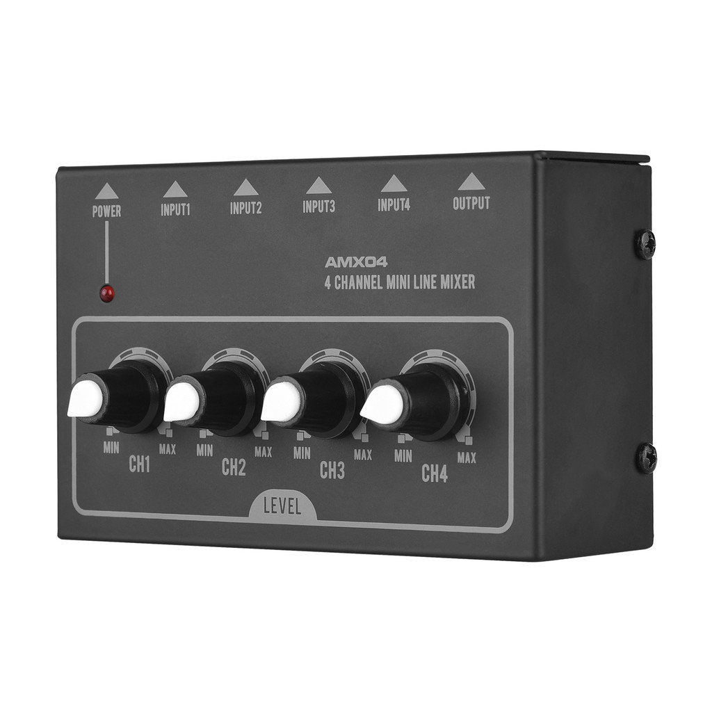 4 Channels Audio Sound Studio Live Stereo Audio Channels Stereo Low ...