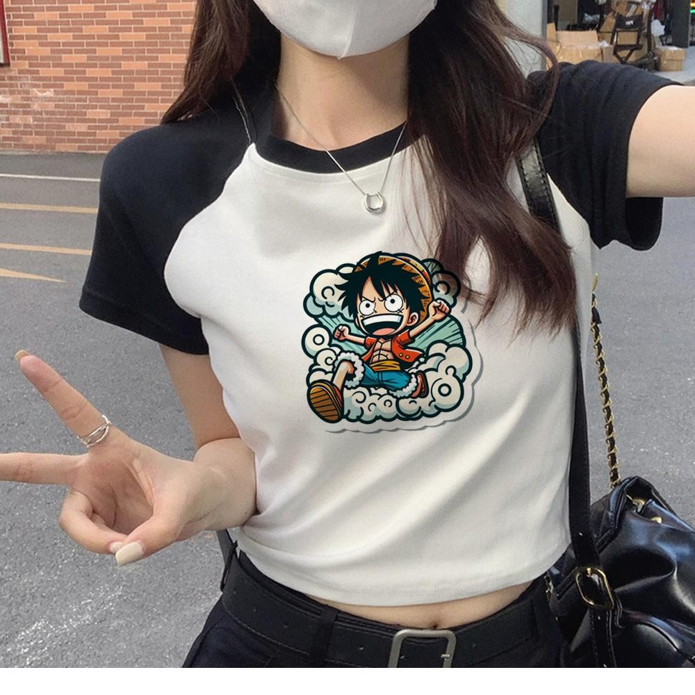 Luffy aesthetic fairycore crop top Woman cyber y2k aesthetic gothic ...