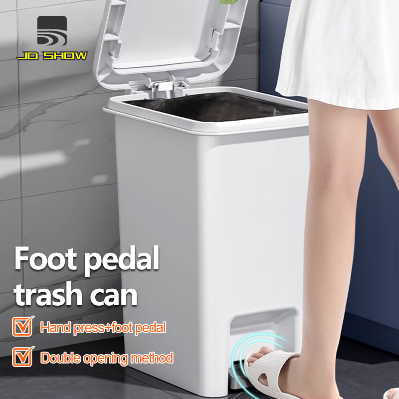 Kitchen Bathroom Waterproof With lid Garbage Bin Living Room Household ...