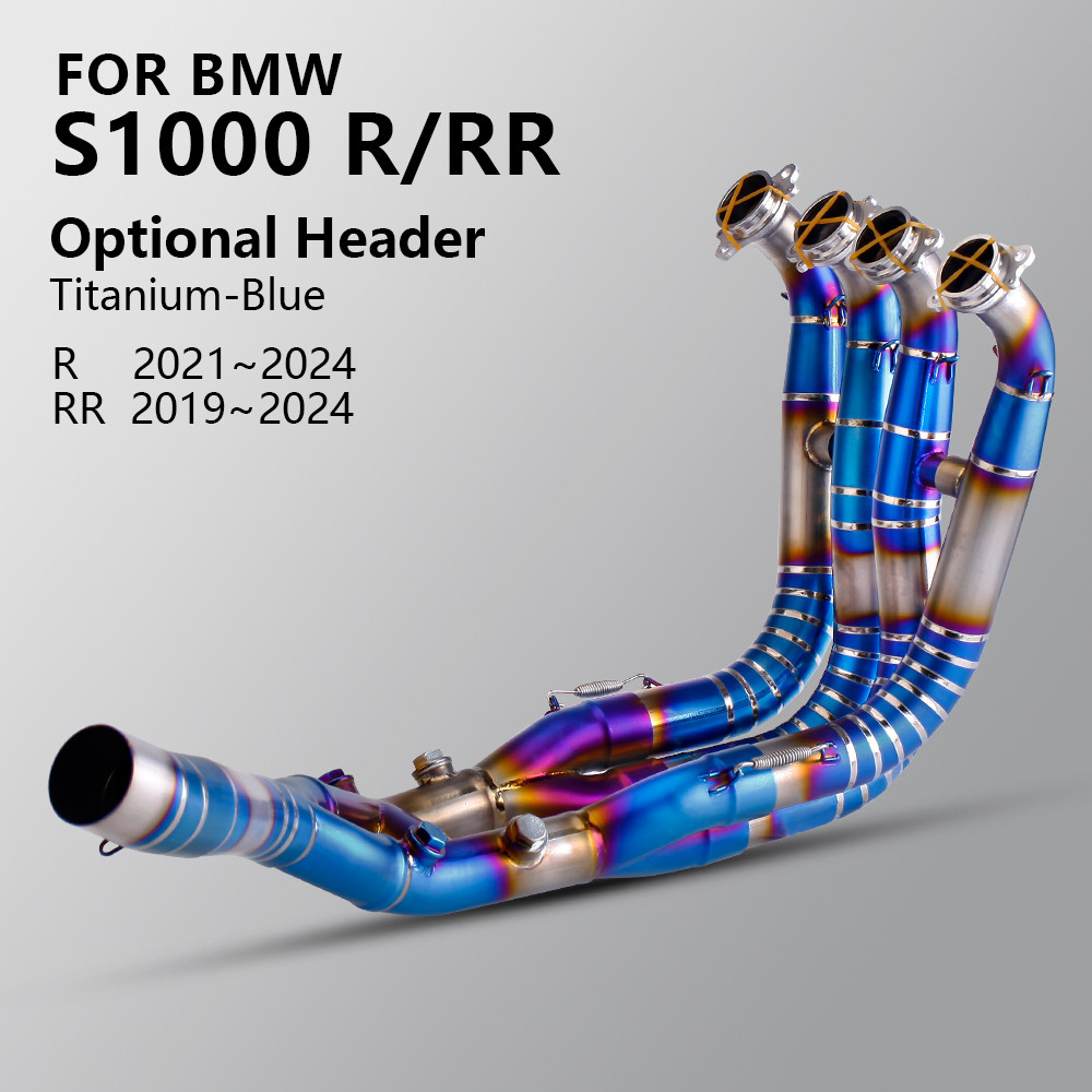 For BMW S1000R S1000rr 2019-2023 Motorcycle Exhaust System Escape Slip On Front Tube Link Pipe ...
