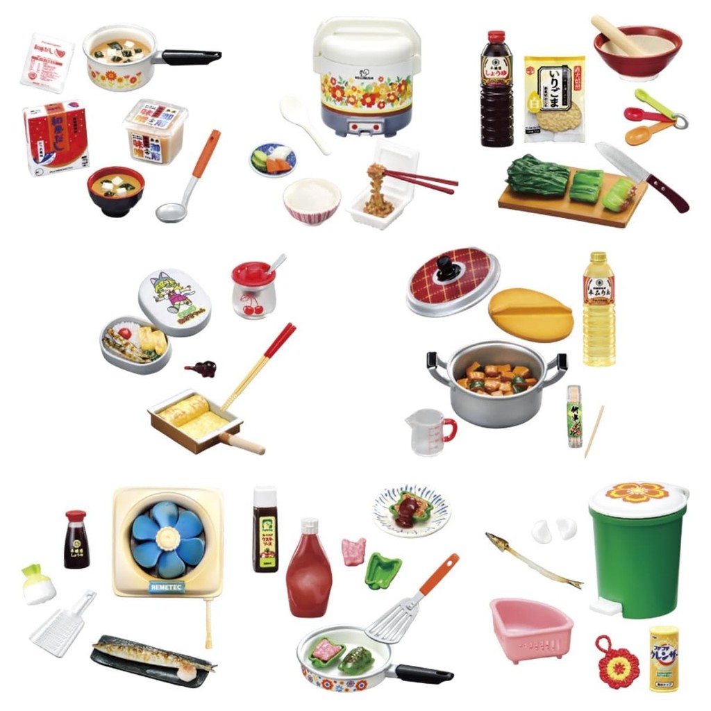 Re-ment Petit Sample Series Hot Happiness, Taste of Home Box Product, 8 ...