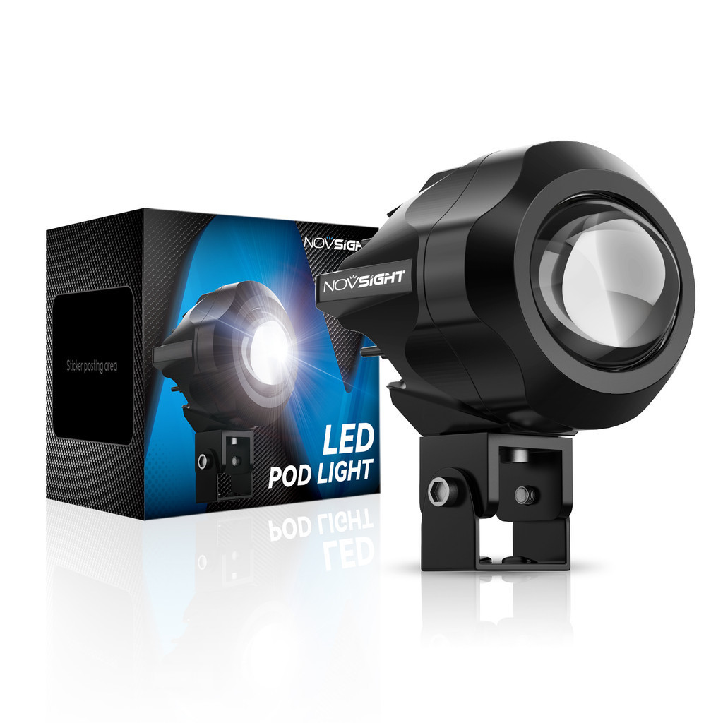 Novsight Laser Gun WL10 20W 3000LM White & Yellow 3-in-1 For Motorcycle ...