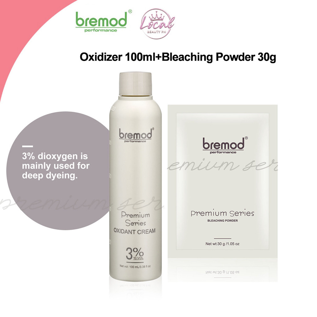 Bremod Premium Series Bleaching Powder+Oxidizing Cream Bleach 30g ...