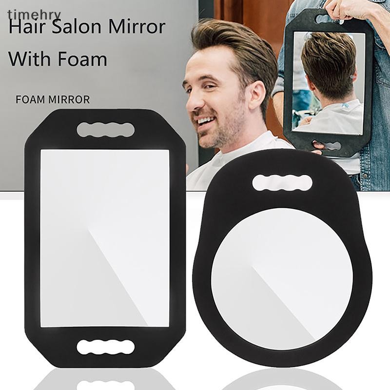 TY Barber SHop Hair Salon Mirror With Foam Around Black Shop ...