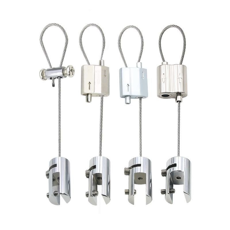 Steel Wire Rope Hanging Code Billboard Spreader Glass Acrylic ...