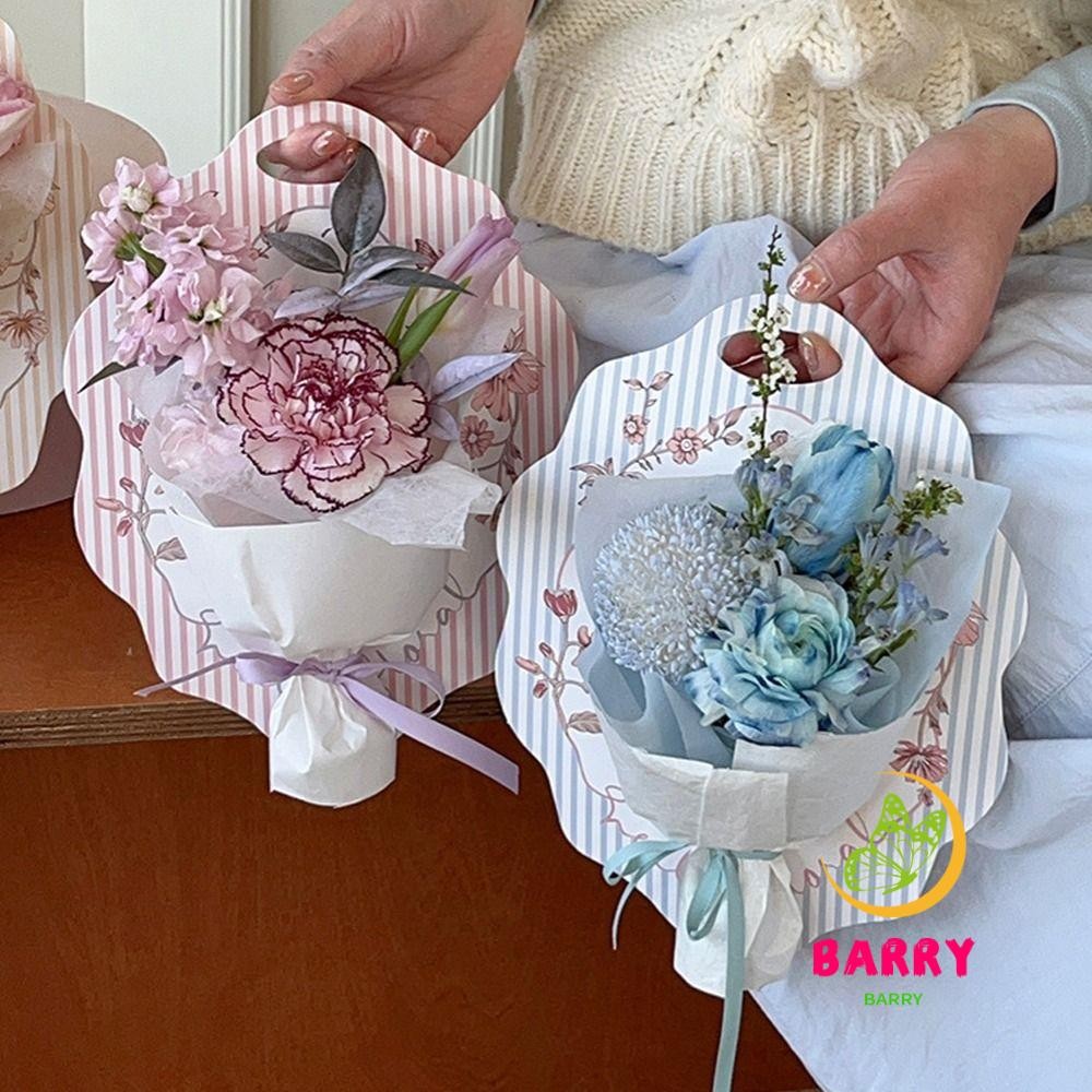 BARRY 5pcs Handheld Flower Box, Romantic DIY Bouquet Wrapping Box ...