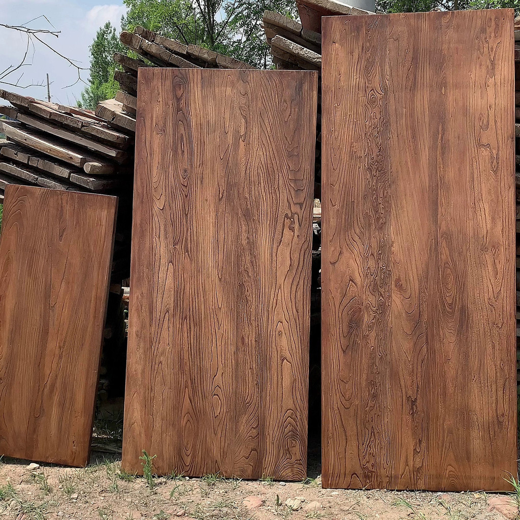 Old Elm Wood Door Panel Multi-Specification Weathered Solid Wood Large ...